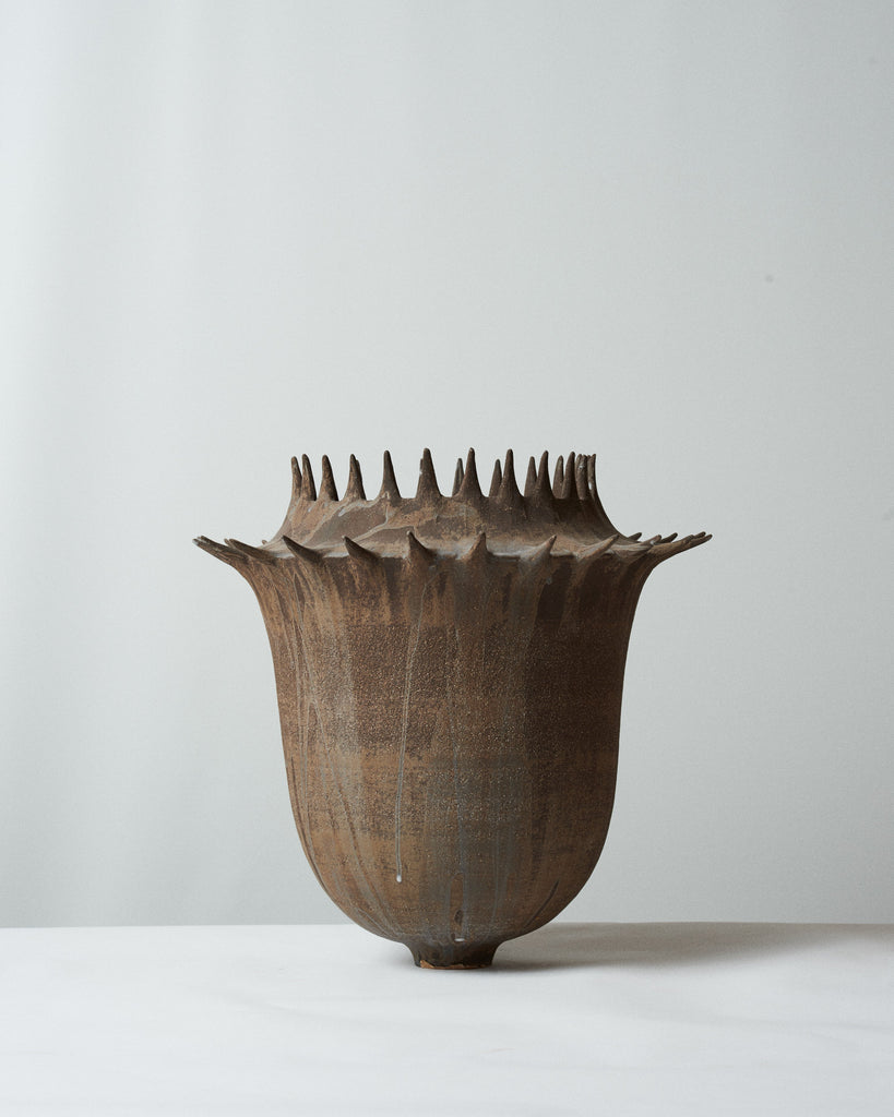 Han Chiao, Thorn Series, Round Vessel, 2023 (HANC10) – Guild Gallery NY